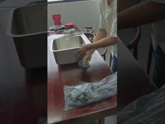 닦은 언더 마운트 스테인레스 강 주방 싱크 작은 한 개의 사발 42 X36cm