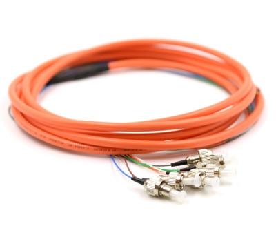 Cina 3m 6 treccia ottica mista del centro OM1, treccia di FC per le Telecomunicazioni FTTH della rete in vendita
