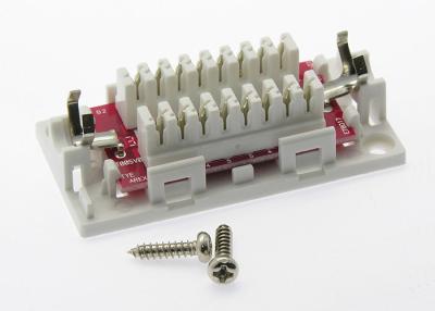 Cina Gli accessori del cavo della rete di twisted pair, la perforazione 110 giù scrivono la scatola a macchina di giunzione Cat6 in vendita