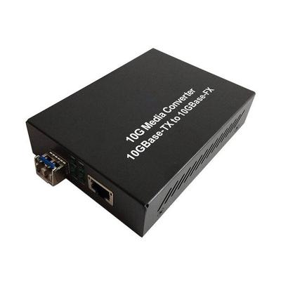 Cina Convertitore 10GBaseTX di media a 10GBaseFX ricetrasmettitore della fibra da 10 gigabit in vendita