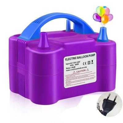 China Factory Dual-Purpose Electric Air Pump Double-Layer Balloon Inflator PP Material Portable Automatic for Wedding Room Decorations for sale