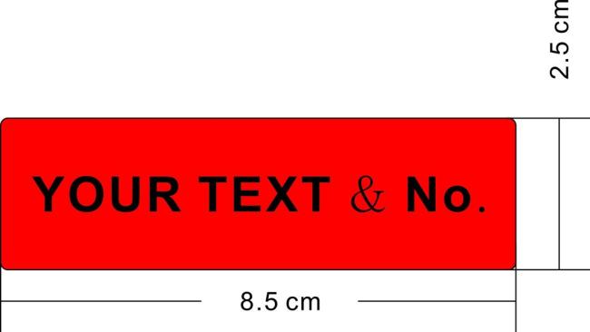 Labels de cachetage élevés de VIDE de sécurité d'ANIMAL FAMILIER de résidu avec la conception adaptée aux besoins du client