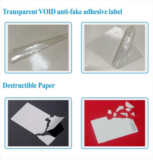 anti-counterfeiting non residue hologram Label material/hologram non transfer label material roll