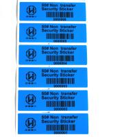 China Void Open Security Waterproof Label Sticker Tamper Evident Void Label for sale