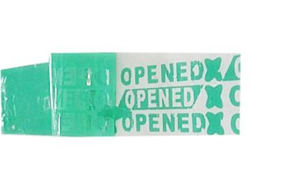 China Gesamtoffensichtliche Garantie des übergangskarton-Kasten-Sicherheits-Besetzer-Band-48mm brannte ein zu verkaufen