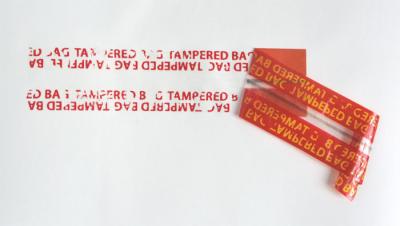 Plastic LDPE Tamper Evident Security Bags Level 4 Temperature Sensitive