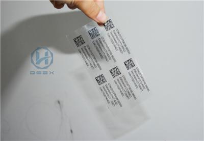 China De matrijs sneed Transparante Zelfklevende Stickersetiketten voor Plastic Karton Te koop
