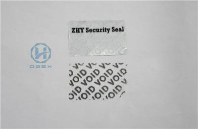 China Van de het Residuveiligheid van douanelogo anti-fake tamper evident waterproof Hoog de Verbindingsetiket Te koop