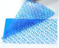 China Waterproof Self Adhesive Security Sealing Label VOID OPEN Custom Logo Printed for sale