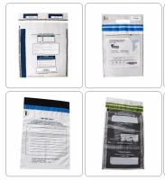 China Custom LOGO Printed Tamper Evident Bag Document Specimens Security Bag for sale