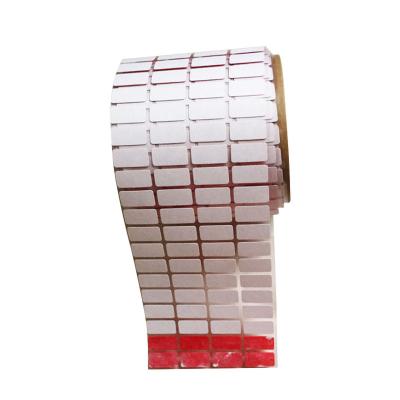 Cina Touch Water Turn Red Label Custom Electronic Warranty Packaging Creator Avvertenza industriale privata Stampa adesivo sensibile in vendita