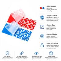 China Custom Security Labels with Tamper-Proof Void Design for Packaging for sale