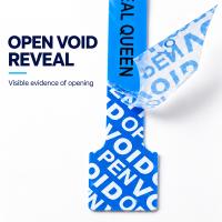 China Tamper Proof VOID Security Sticker Label for Electronics Cosmetics Packaging Retail Logistics Sealing for sale