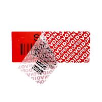 China Custom Tamper Evident VOID Labels for Secure Packaging Security Labels That Reveal OPEN VOID When Removed for sale
