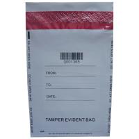 China Plastic Security Tamper Evident Bag Document Courier Bag For Transportation for sale
