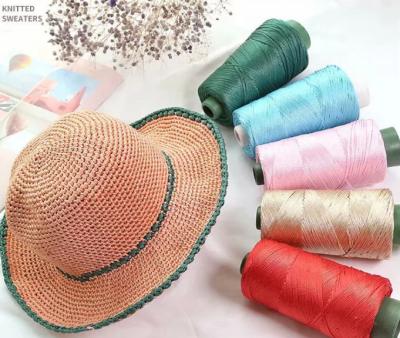 中国 Multi Scene Crochet Tape Yarn Cotton Linen Thread Practical For Summer Hat 販売のため