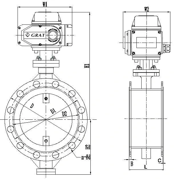Gas Low-Load Electric Butterfly Valve