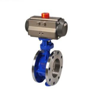China Stainless Steel Triple Eccentric Pneumatic Butterfly Valve High Performance for sale