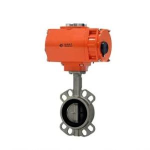 중국 부드러운 밀폐 된 폭발 방지 전기 액추에터 웨이퍼 연결 나비 밸브 판매용