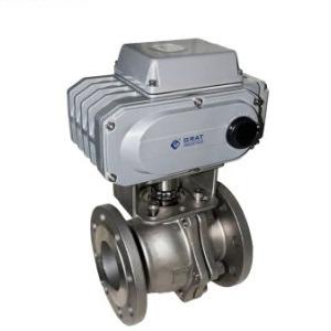 China Dn100 Pn16 WCB Flange Electric Explosion Proof Actuator Stainless Steel Exd II Bt4 for sale