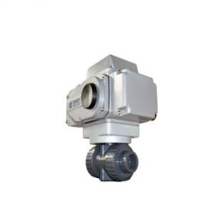 Quality Normal Temperature Soft Seat Ball Valve Electric PVC DC12V DN40 Pn10 Ball Valve for sale