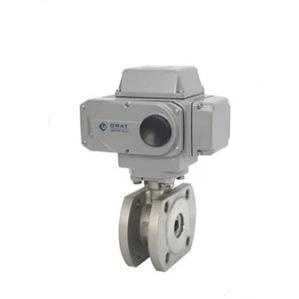 Quality Fluorine Electric Control Ball Valve Carbon Steel Flange Connection for sale
