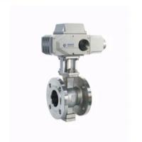China Electric Automatic High Temperature Flange Connection Control Ball Valve for sale