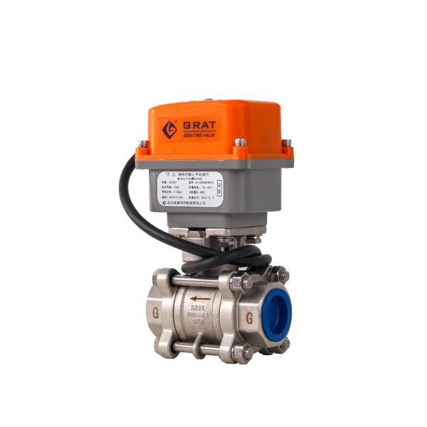 Quality 20NM Miniature Size IOT Electric Actuator For Stainless Steel Thread Type Ball for sale