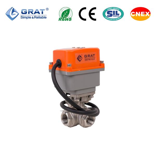 Quality IoT Internal Thread Three-Way Ball Valve for sale