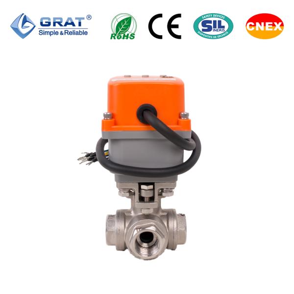 Quality IoT Internal Thread Three-Way Ball Valve for sale