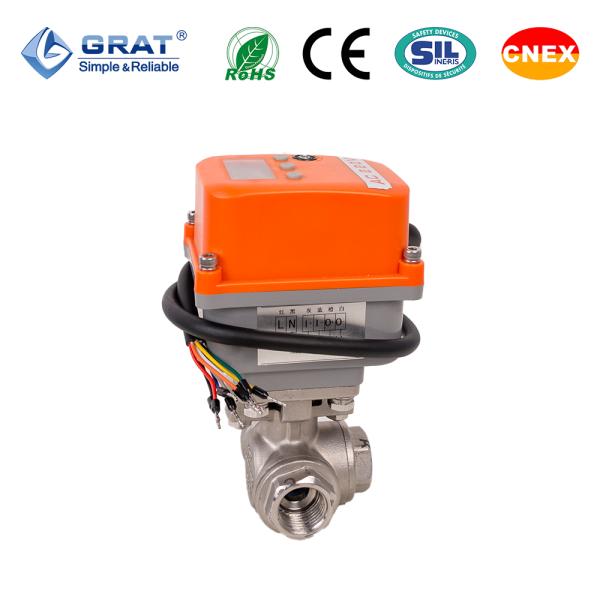 Quality IoT Internal Thread Three-Way Ball Valve for sale