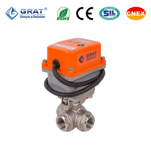 Quality IoT Internal Thread Three-Way Ball Valve for sale
