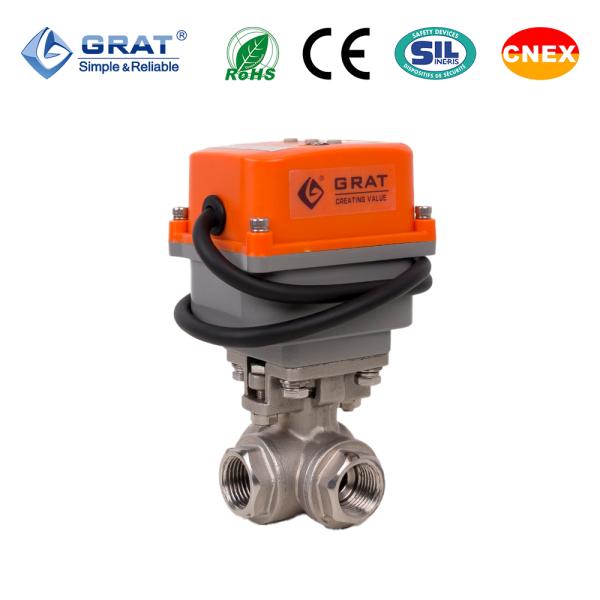 Quality IoT Internal Thread Three-Way Ball Valve for sale