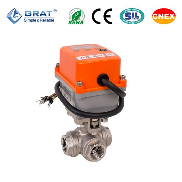 Quality IoT Internal Thread Three-Way Ball Valve for sale