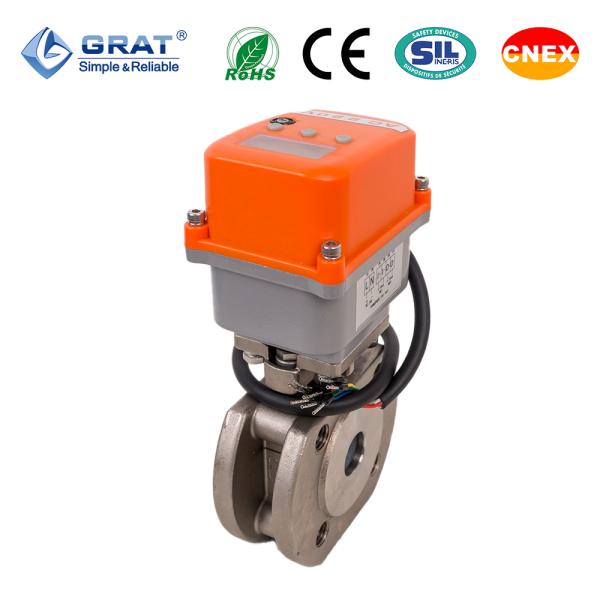 Quality IoT Short Flange Regulating Ball Valve for sale