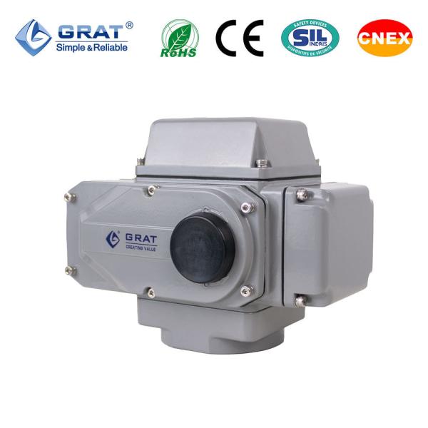 Quality GRAT Quarter-turn Electric Actuator IP68 for Rotary Valve Ball Valve Butterfly Valve 4-20mA Control for sale