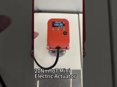 Commande précise Iot Mini Actuateur électrique 20NM Avec plusieurs méthodes de rétroaction
