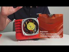 Attuatore elettrico a prova di esplosione a più giri 220VAC IP68 Attuatore elettrico di valvola di controllo