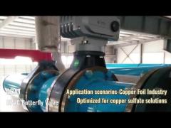 IP67 DC24V Dn50 Elektrisch CPVC kogelventil met aan- en uitgeschakeld feedbacksignaal