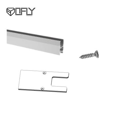 China Square Aluminum LED Profile Channel Recessed Floor Wall Ceiling Mounting for sale