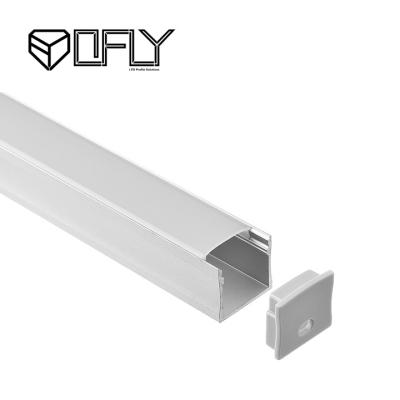 China Middle Size Surface Mounted LED Profile For Ceiling Lighting 23.5*20.5mm for sale
