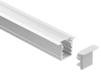 China Small Size 18*15mm Recessed Mounted LED Aluminum Profile for Cabinet Lighting with 6063 T3-T8 Aluminum Alloy for sale