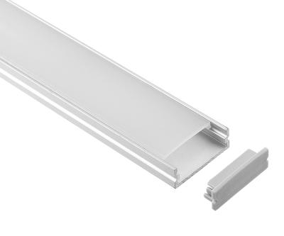China 30*10mm Surface Mounted LED Profile with 6063 T3-T8 Aluminum Alloy and Anodized Finish for Office Lighting for sale