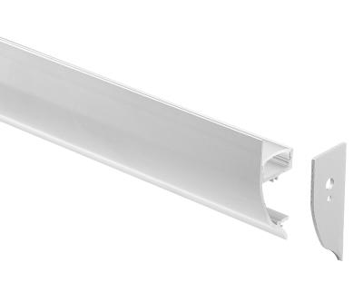 China 6063 T3-T8 Aluminum Alloy LED Profile with Anodized Finish and Customized Length for LED Strip Channel for sale