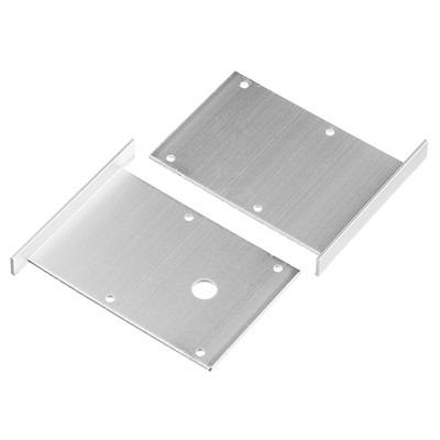 Cina Il grande LED messo profila 65*75mm che l'argento U modella il Manica di alluminio del LED in vendita