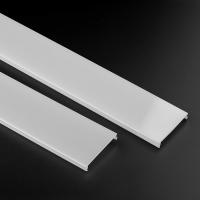 China Big 70*32mm Oblong Recessed LED Strip Channel Diffuser Anodized for sale
