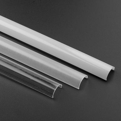 China Round LED Lighting Aluminum Extrusions Strip Light Channels Anodized for sale