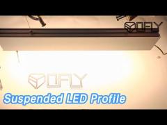Aluminium Suspended LED Profile 35 X 75mm Strip Light For Office