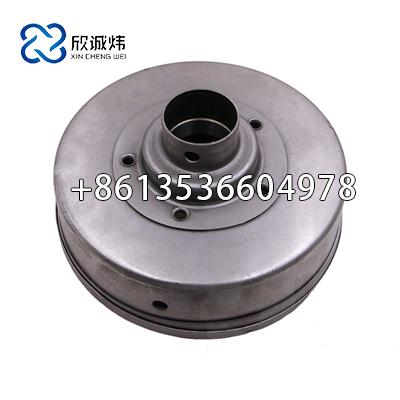 Quality 204mm Outer Diameter Shutter Door Pulley Zinc Plated Surface For Rolling Doors for sale