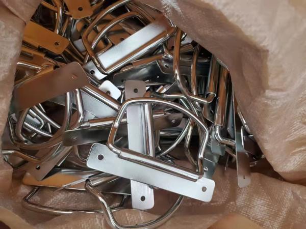 Quality Iron Steel Roller Shutter Door Handles Replacement Parts Galvanised Finish for sale